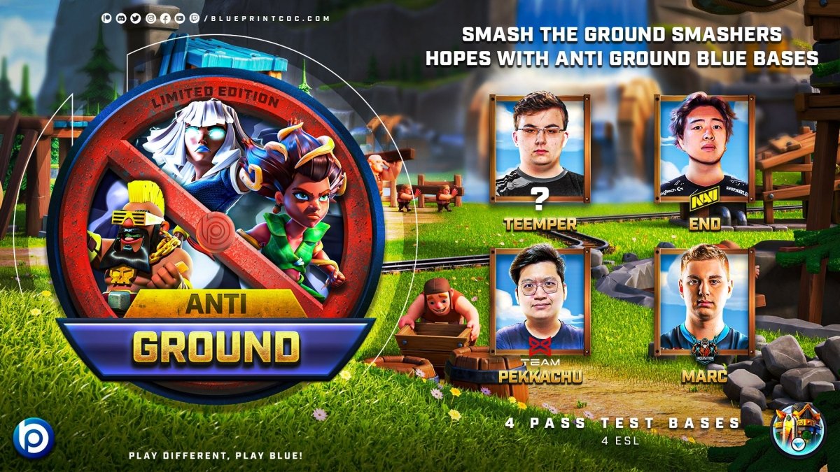TH16 Anti-Ground Base Pack ⭐ Limited Edition – Blueprint CoC