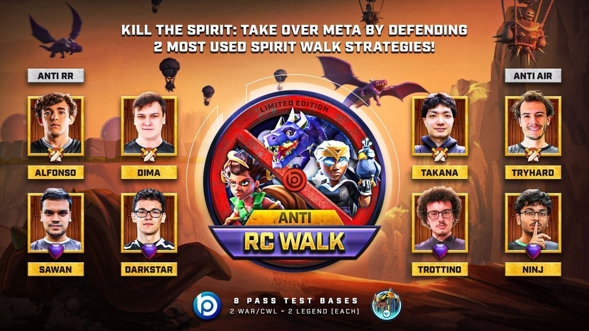 TH17 Anti RC Walk Base Packs Limited Edition - Blueprint CoC