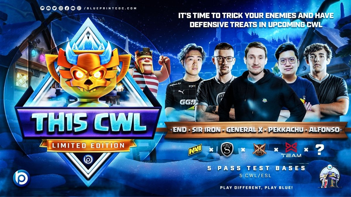 New TH15 CWL Pack ⭐ Limited Edition – Blueprint CoC
