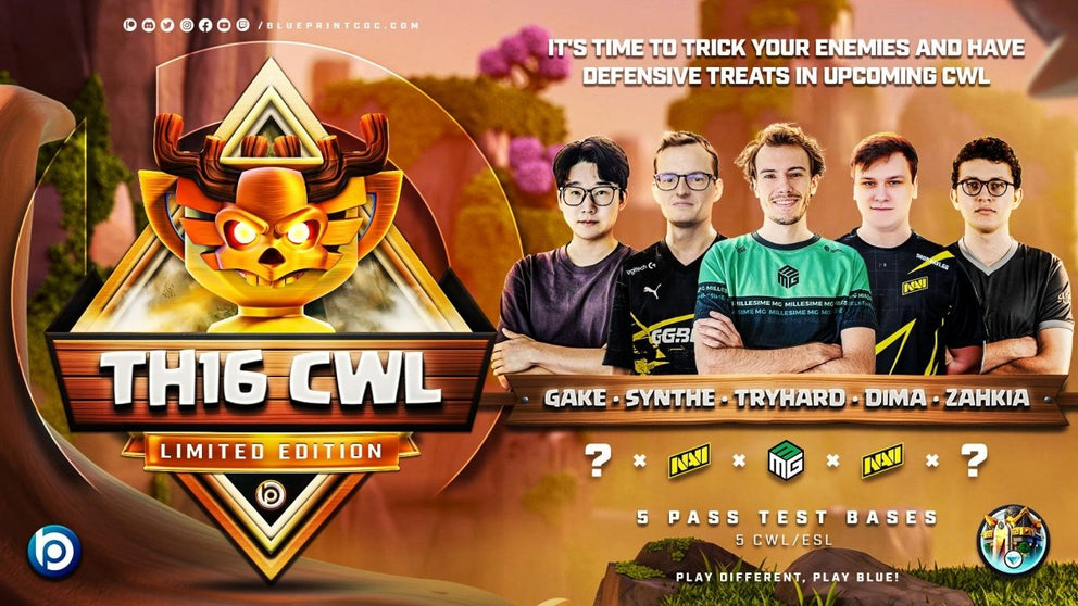 New TH16 CWL Pack ⭐ Limited Edition – Blueprint CoC
