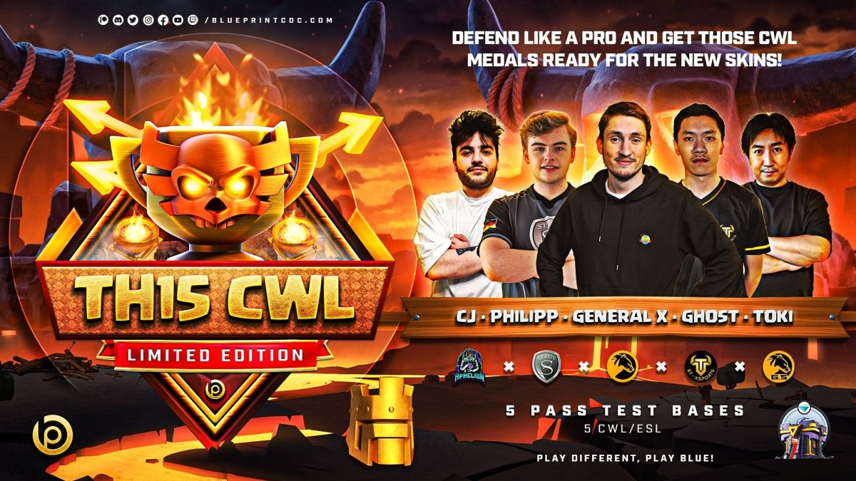 New TH15 CWL Pack ⭐ Limited Edition – Blueprint CoC