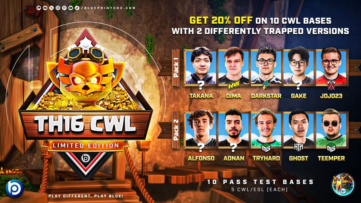 New TH16 CWL Packs Limited Edition - by Blueprint CoC