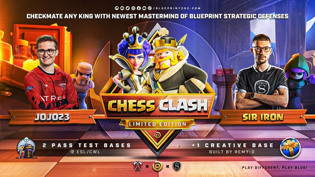 TH15 Chess Clash Base Pack ⭐ Limited Edition – Blueprint CoC