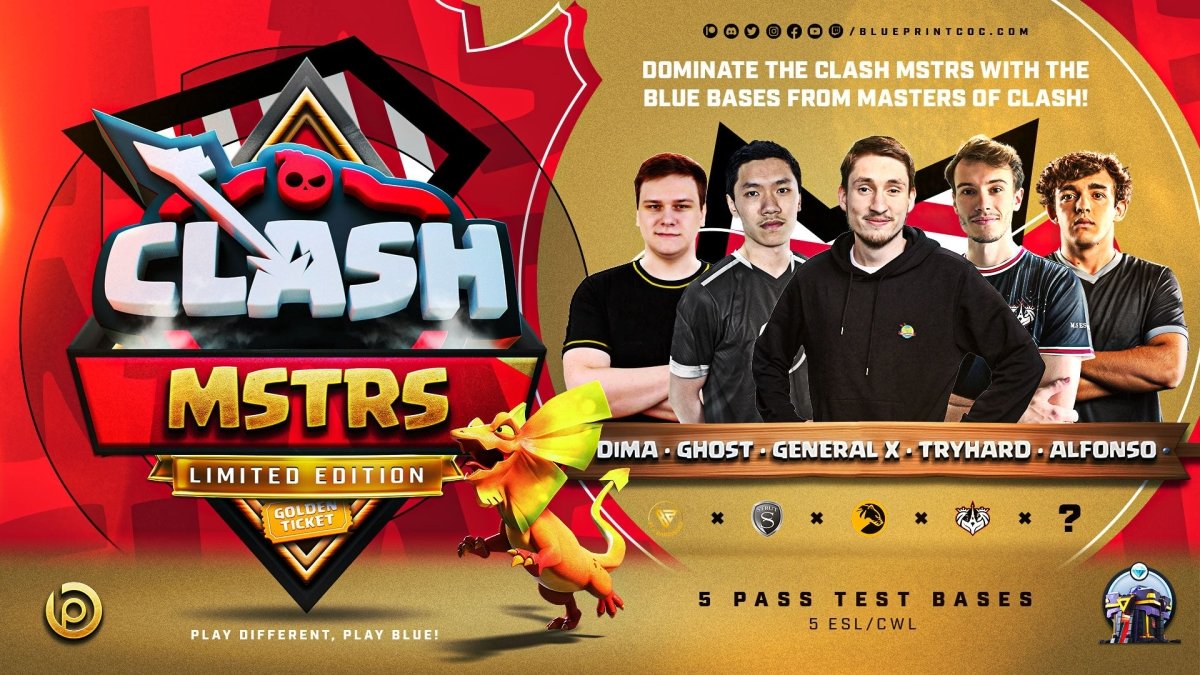 TH15 Clash Mstrs Base Pack ⭐ Limited Edition – Blueprint CoC