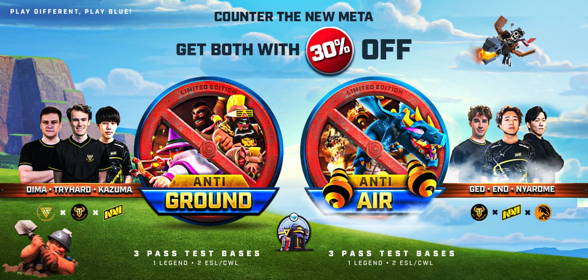 TH15 Crush The Meta Base Packs ⭐ Limited Edition – Blueprint CoC