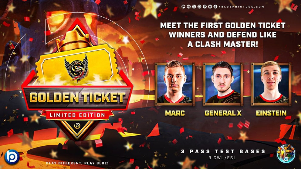 TH16 Golden Ticket Base Pack Limited Edition - by BlueprintCoC ...