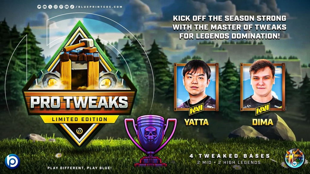 TH16 Pro Tweaks Base Pack Limited Edition - by Blueprint CoC
