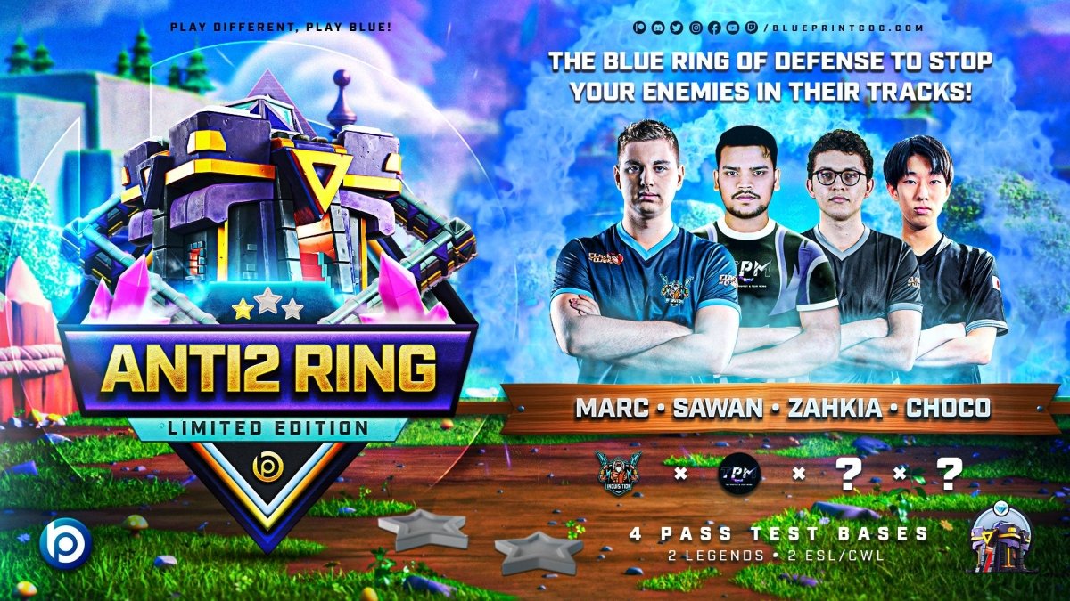 TH15 Anti 2 Ring Base Pack ⭐ Limited Edition – Blueprint CoC