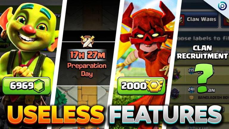 11 Totally Useless Features in Clash of Clans – Blueprint CoC