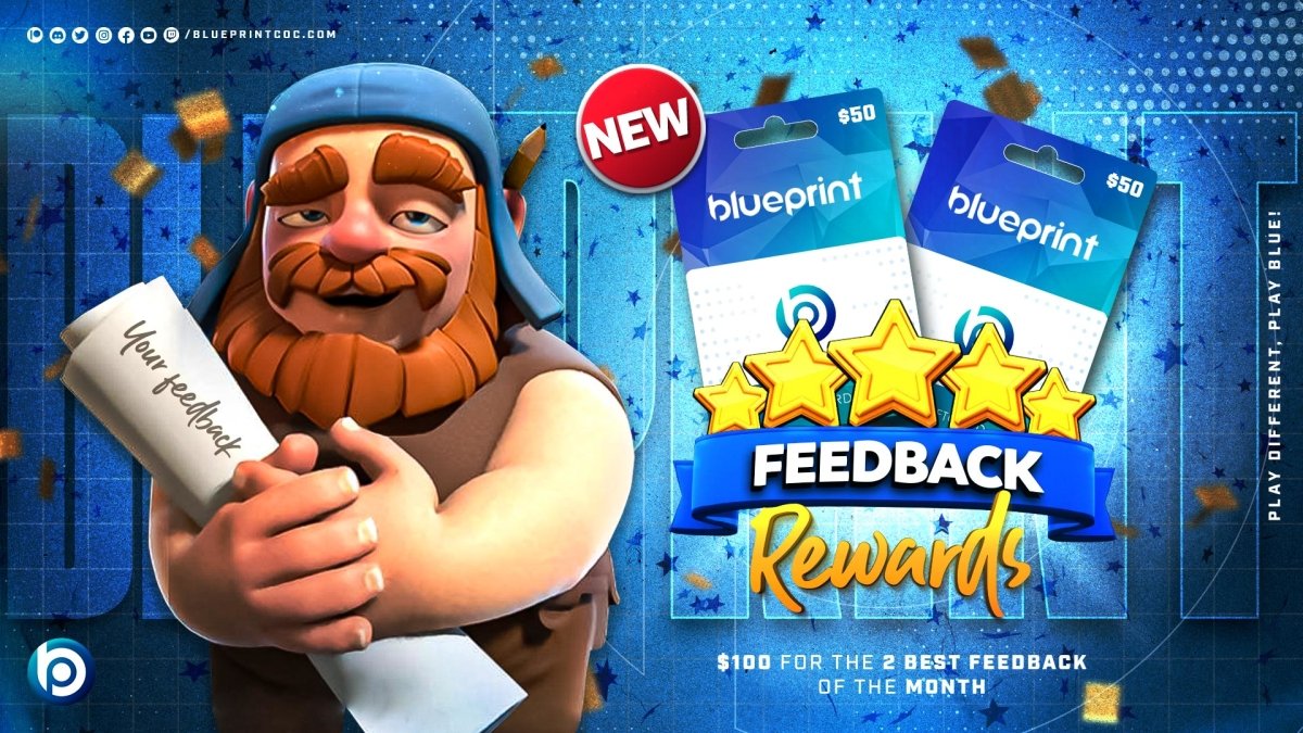 New Feedback 🎁 Rewards Program | Blueprint CoC