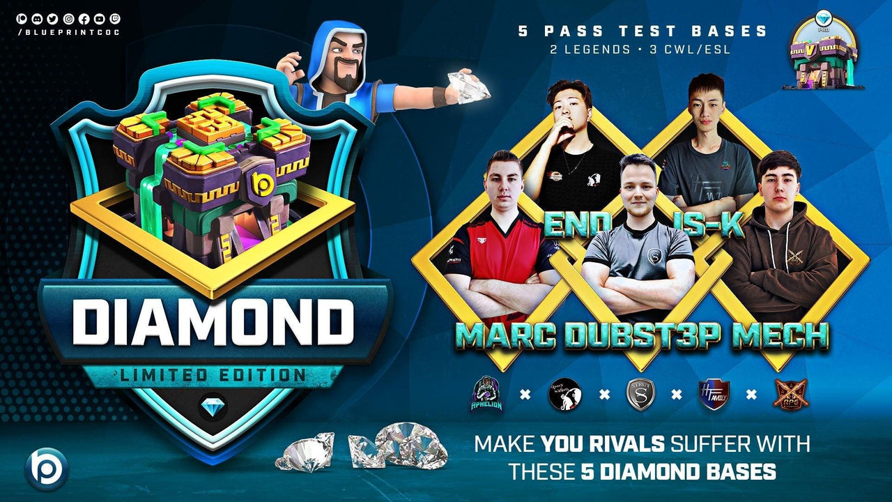 New TH14 💎 Diamond Pack – Blueprint CoC