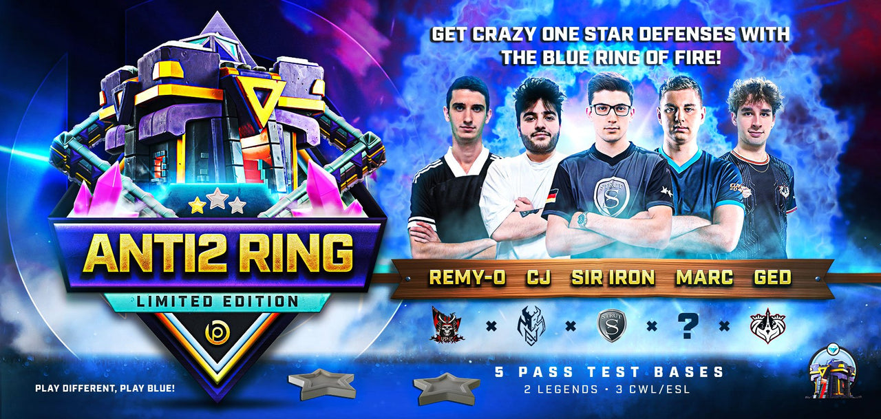 TH15 Anti 2 Star Base Pack | Limited Edition -Blueprint CoC